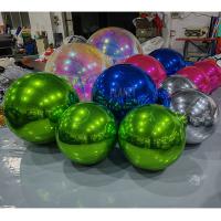 China Inflatable Mirror Ball 100cm PVC Disco Sphere for Christmas Party Decoration Custom Sizes for sale