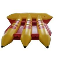 China Custom Inflatable Banana Boat 3.6x2.4m 1000D PVC Tarpaulin Towable Water Toy for Lake and Pool for sale