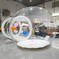 China 3m & 4m Diameter Inflatable PVC Bubble Tent House with CE Blower - Clear Transparent Outdoor Structure for sale