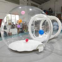 China 3m & 4m Diameter Inflatable PVC Bubble Tent House with CE Blower - Clear Transparent Outdoor Structure for sale