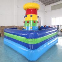 China Commercial Inflatable Rock Climbing Wall Bounce House 0.6mm PVC for Outdoor Party for sale