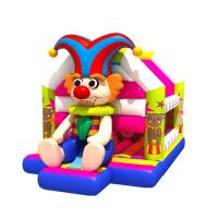 China Inflatable Clown Bouncy Castle 5x4x3.5m Custom Color Commercial Grade Jumping House for sale