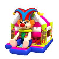 China Inflatable Clown Bouncy Castle 5x4x3.5m Custom Color Commercial Grade Jumping House for sale