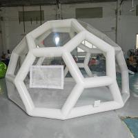 China Commercial Inflatable Bubble Dome Tent 3m 4m 5m Transparent PVC Camping Tent for Outdoor Events for sale