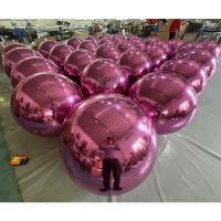 China Giant Inflatable Mirror Ball PVC Metallic Balloon 40cm to 400cm for Stage Decoration for sale