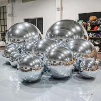 China Giant Inflatable Mirror Ball PVC Metallic Balloon 40cm to 400cm for Stage Decoration for sale