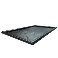 China Portable Inflatable Car Wash Mat 6x3m PVC Water Containment Mat for Eco-Friendly Car Cleaning for sale