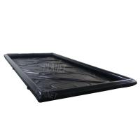 China Portable Inflatable Car Wash Mat 6x3m PVC Water Containment Mat for Eco-Friendly Car Cleaning for sale