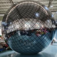 China Customizable Inflatable Mirror Ball 0.4m to 6m PVC Disco Ball for Events for sale
