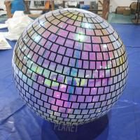 China Customizable Inflatable Mirror Ball 0.4m to 6m PVC Disco Ball for Events for sale