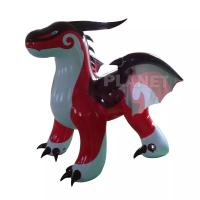 China Custom Giant Inflatable Dragon PVC Cartoon Model 2.1x3.3m for Advertising for sale