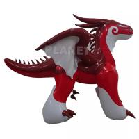 China Custom Giant Inflatable Dragon PVC Cartoon Model 2.1x3.3m for Advertising for sale