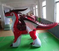 China Custom Giant Inflatable Dragon PVC Cartoon Model 2.1x3.3m for Advertising for sale