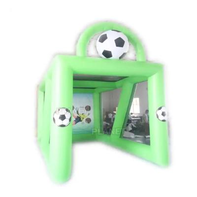 China Custom Inflatable Soccer Goal Target 4 Hole Penalty Shootout Game PVC 0.55mm for sale