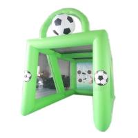 China Custom Inflatable Soccer Goal Target 4 Hole Penalty Shootout Game PVC 0.55mm for sale