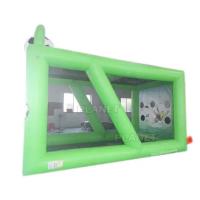 China Custom Inflatable Soccer Goal Target 4 Hole Penalty Shootout Game PVC 0.55mm for sale