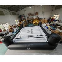 China Custom Inflatable Boxing Ring 6.5m x 6.5m Kids Adults Bouncer Wrestling Ring for Rental for sale