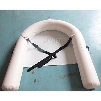 China Inflatable Jet Ski Dock 1.4x1.2m PVC U Tube Floating Platform for Lake Boat for sale