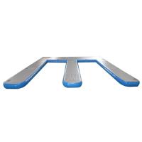 China Custom Inflatable Floating Dock 4.38x4.00m PVC Air Pontoon for Yacht Boat Water Platform for sale