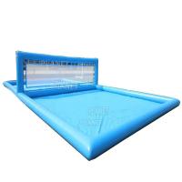 China Outdoor Portable Inflatable Volleyball Court 10m×5m×2m or 12m×6m×2m with Net - PVC Tarpaulin Construction for sale