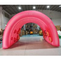 China Custom Inflatable Sport Tunnel 3.66x3.66x3m Promotion Tunnel Giant Display Tent for sale