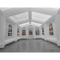 China White Inflatable Marquee Wedding Tent 20m x 10m Outdoor Event Party Canopy with Blower for sale