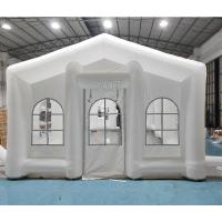 China White Inflatable Marquee Wedding Tent 20m x 10m Outdoor Event Party Canopy with Blower for sale