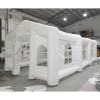 China White Inflatable Marquee Wedding Tent 20m x 10m Outdoor Event Party Canopy with Blower for sale