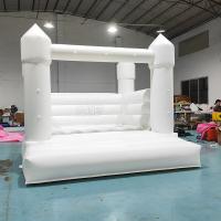 China White 10ft Inflatable Jumping Castle Bouncer PVC Bounce House for Kids Parties with 0.55mm Tarpaulin for sale