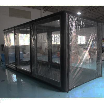 China Custom Inflatable Car Cover Tent 5.2x2.4x2.4m Portable Airtight Car Shelter with Air Pump for sale