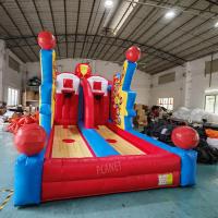 China Commercial Inflatable Basketball Game 5x3.5x3.8m PVC Target Shooting Game for sale