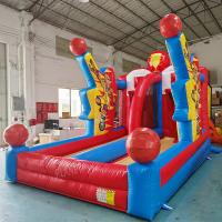 China Commercial Inflatable Basketball Game 5x3.5x3.8m PVC Target Shooting Game for sale
