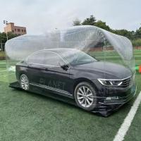 China Outdoor Portable Inflatable Car Cover Tent 5m x 2m x 1.8m Anti Dust Car Shelter for sale