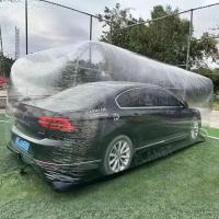 China Outdoor Portable Inflatable Car Cover Tent 5m x 2m x 1.8m Anti Dust Car Shelter for sale