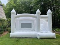 China Commercial White Bounce House Slide Combo 16.4ft Inflatable Bouncer PVC Jumping Castle for sale