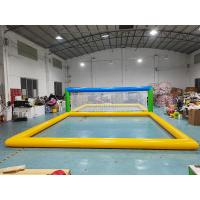 China Outdoor Airtight Inflatable Volleyball Court 10x5x2m PVC Water Sports Game Pool for Rental for sale