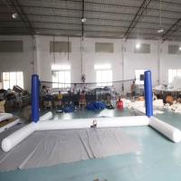 China Inflatable Water Volleyball Court 6m x 3m x 2m PVC Outdoor Pool Game for sale