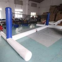 China Inflatable Water Volleyball Court 6m x 3m x 2m PVC Outdoor Pool Game for sale