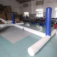 China Inflatable Water Volleyball Court 6m x 3m x 2m PVC Outdoor Pool Game for sale