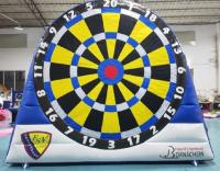 China Inflatable Football Dart Board 3.5m 4m 5m PVC Soccer Dart for Carnival Rental for sale