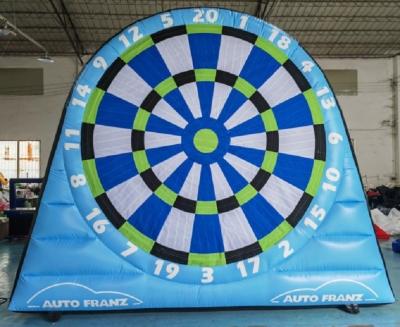 China Inflatable Football Dart Board 3.5m 4m 5m PVC Soccer Dart for Carnival Rental for sale