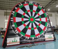 China Inflatable Football Dart Board 3.5m 4m 5m PVC Soccer Dart for Carnival Rental for sale