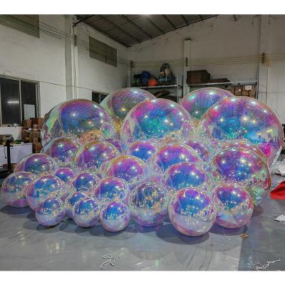 China Giant Reusable Inflatable Mirror Effect Balloon Ball PVC Sphere 60cm to 400cm for Event for sale