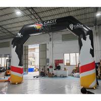 China Custom Inflatable Arch 10ft Wide PVC Oxford Cloth Event Entrance Archway for sale