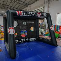 China Airtight Inflatable Penalty Shootout Football Goal 3x2.2x2.2m PVC Soccer Goal for sale