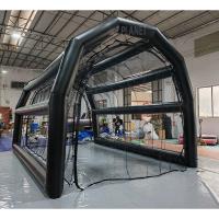 China Inflatable Baseball Batting Cage 20x12x10ft PVC Tarpaulin Outdoor Training Net for sale