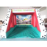 China Inflatable Soccer Shootout Game 3.66m PVC Football Goal for Events and Training for sale