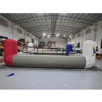 China Custom Inflatable Wrestling Arena Boxing Ring 6.5m x 6.5m Durable Oxford Cloth for sale