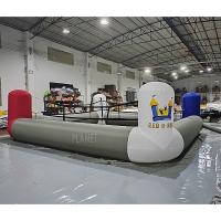 China Custom Inflatable Wrestling Arena Boxing Ring 6.5m x 6.5m Durable Oxford Cloth for sale