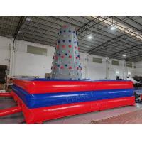 China Commercial Inflatable Climbing Mountains PVC Rock Wall Obstacle Course 10m Custom for sale